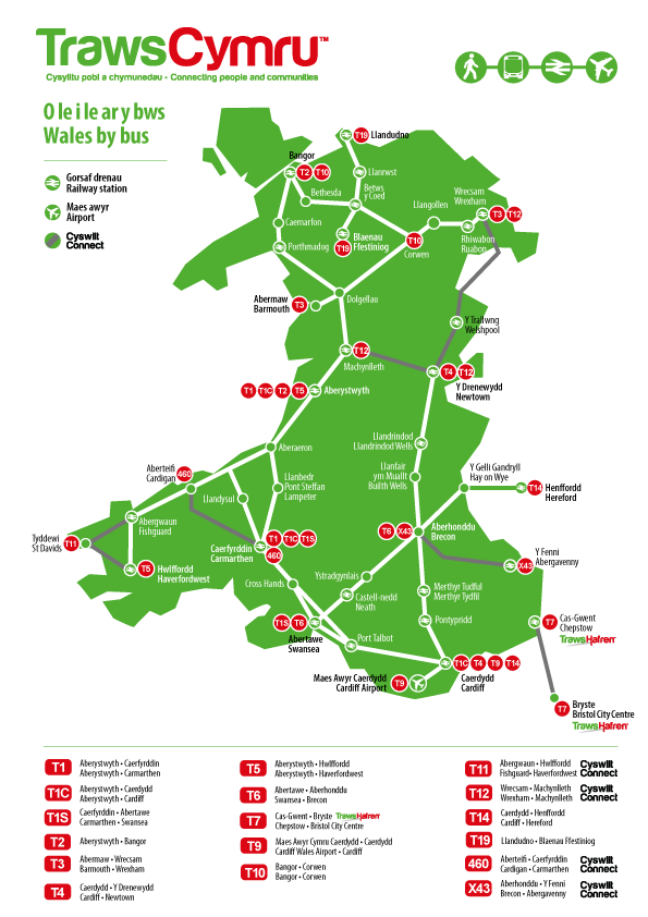 Our network - Transport for Wales
