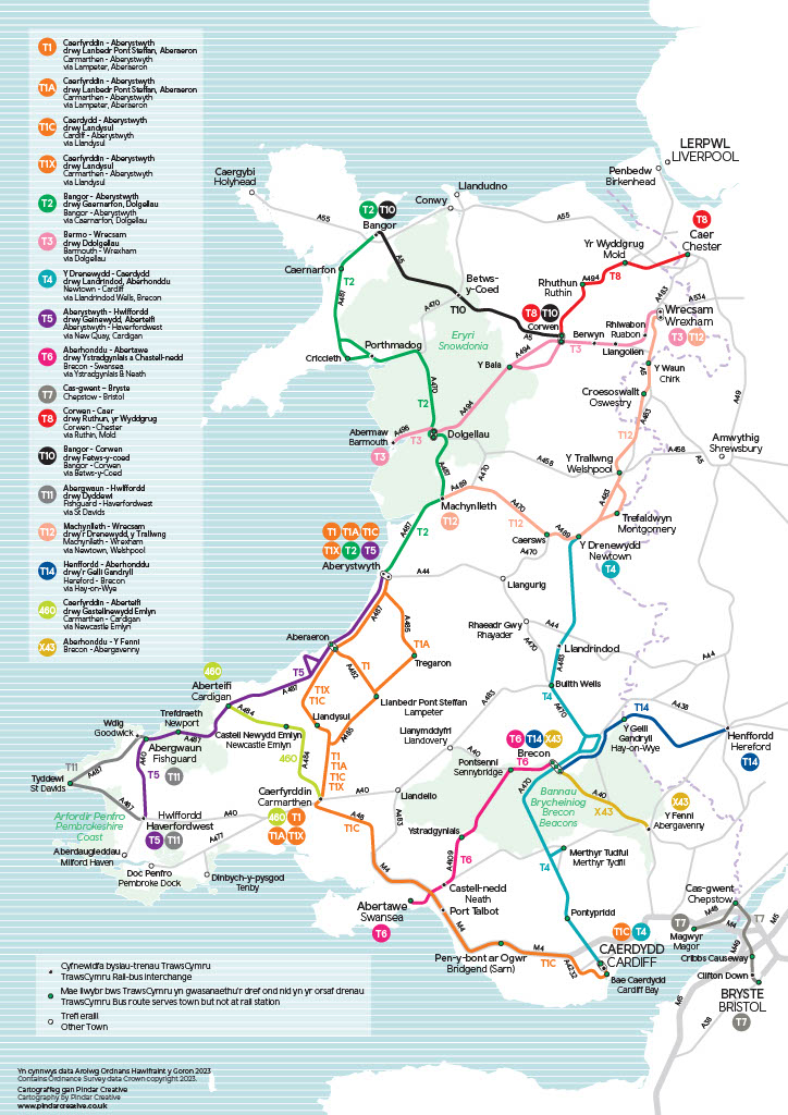 Our network - Transport for Wales